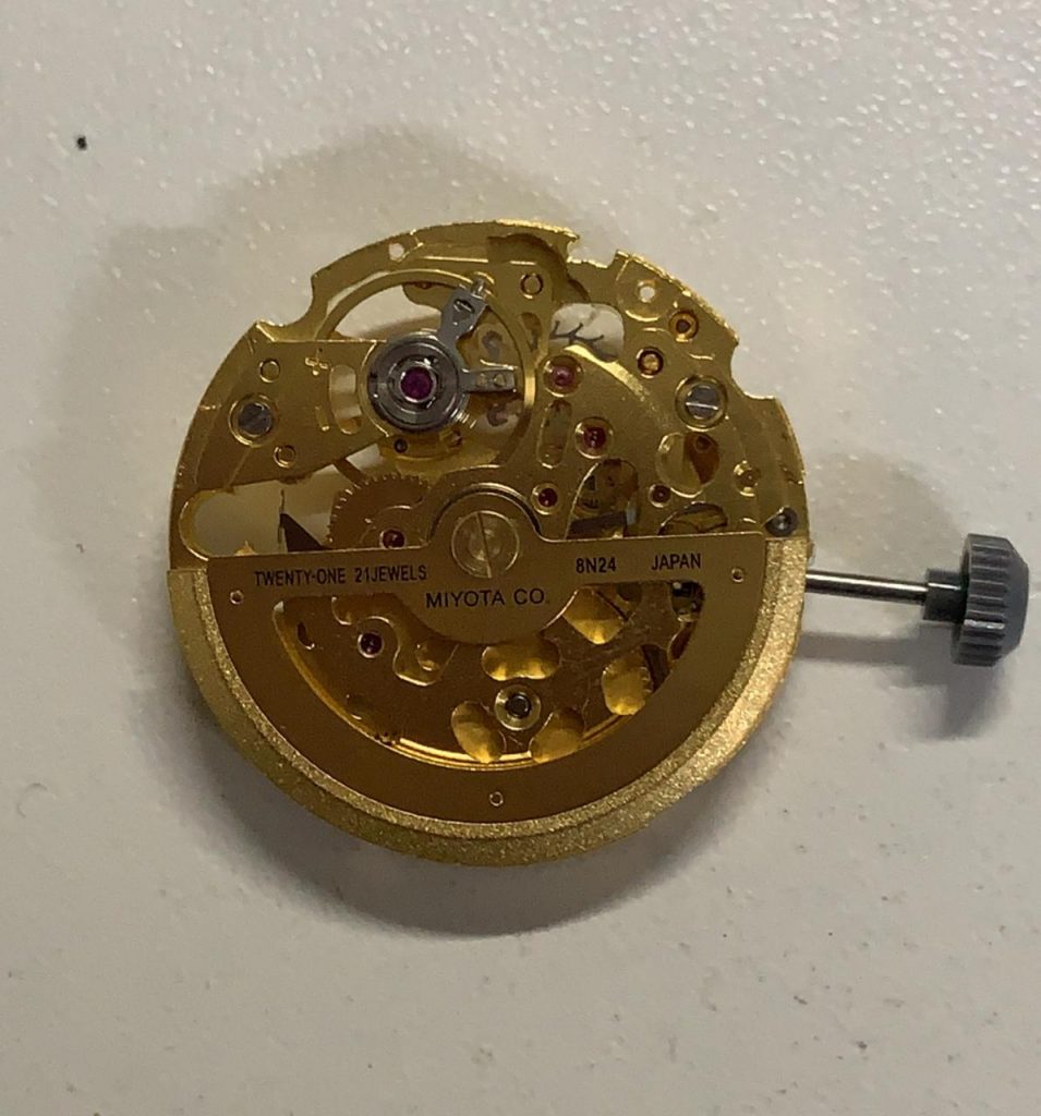 Maquina para relogio automático 8N24 - Fornitura Casio